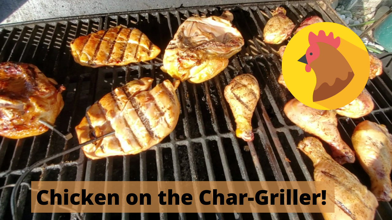 Chicken on the Char-Griller Smokin' Champ! - Rob's Backyard BBQ