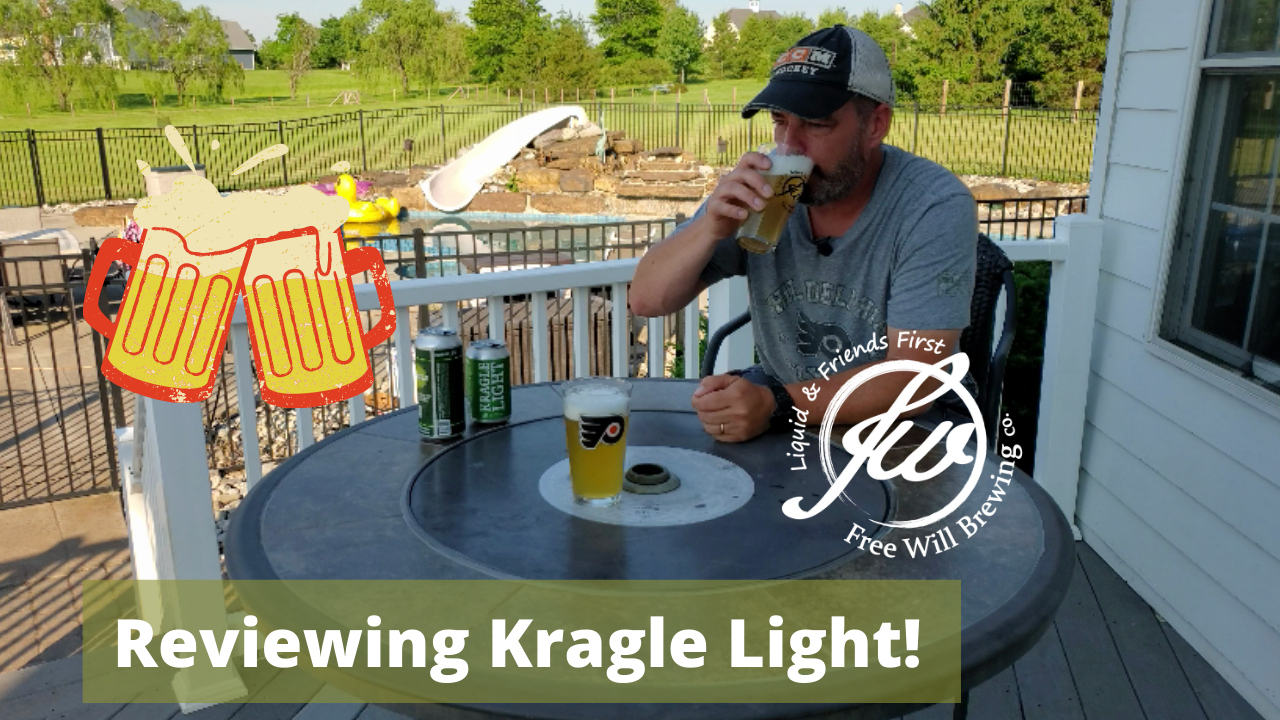 Reviewing Kragle Light - a new light beer from Freewill Brewing Co ...