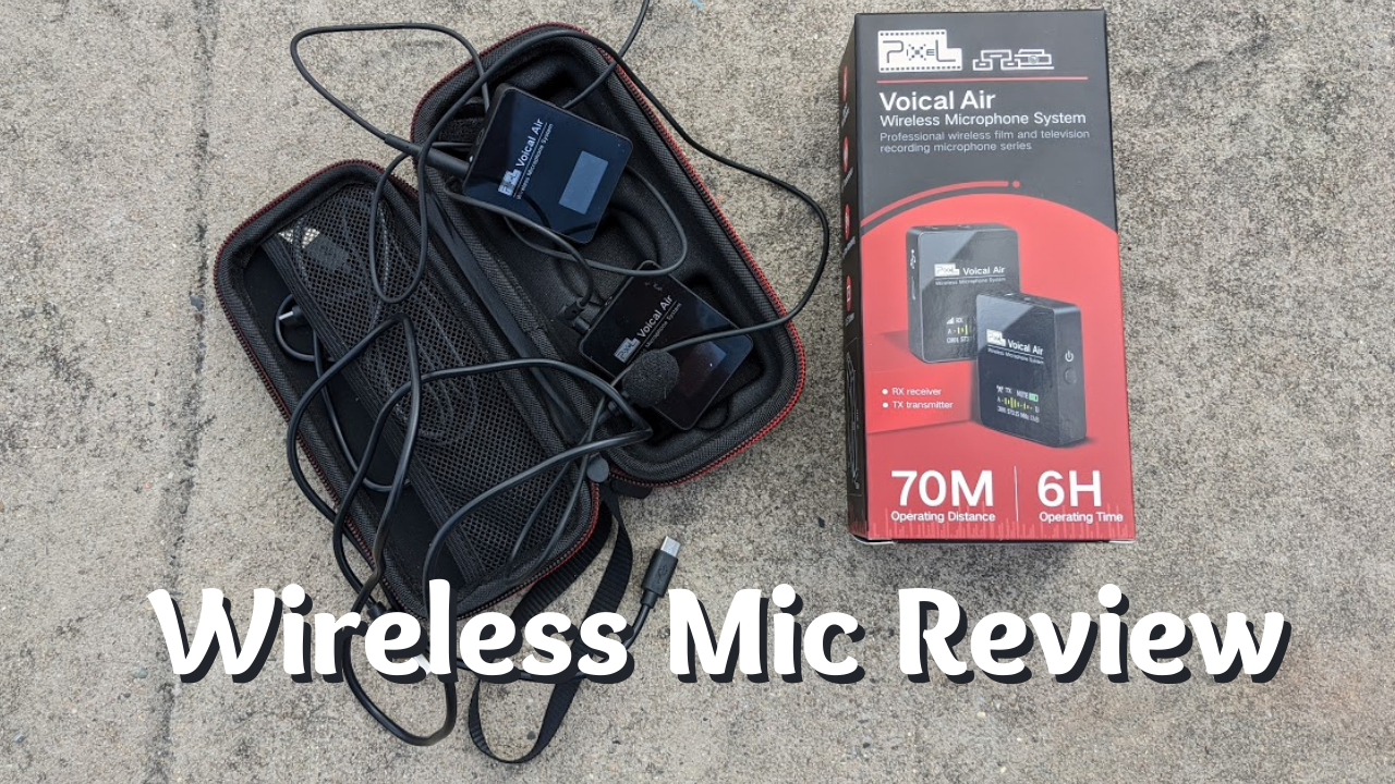 Wireless Lavalier microphone review | Pixel Voical Air - Rob's Backyard BBQ