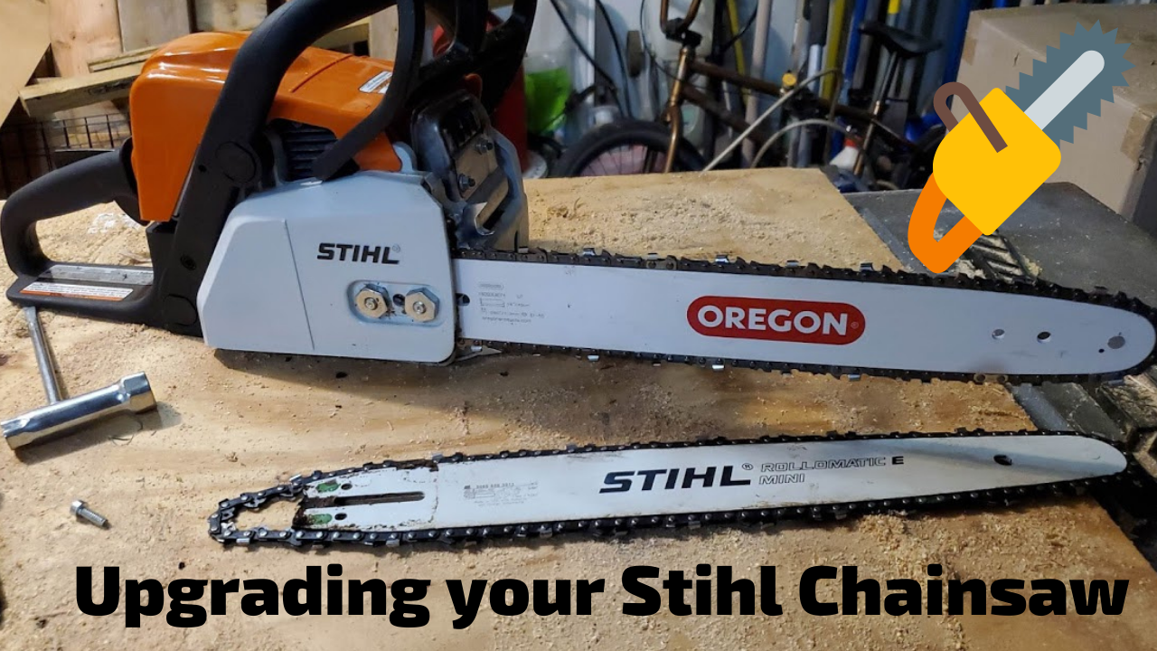 Upgrading your chainsaw bar, chain and felling bars - Rob's Backyard BBQ