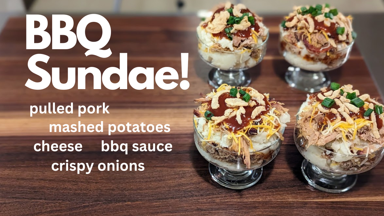 Delicious BBQ Sundae! Pulled pork, mashed potatoes, cheese... - Rob's ...