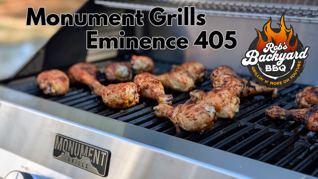 Monument Grills Eminence 405 review | Grilling Chicken Drumsticks ...